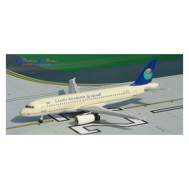 metal plane model - Saudi Arabian Airbus A320 TC-OGJ