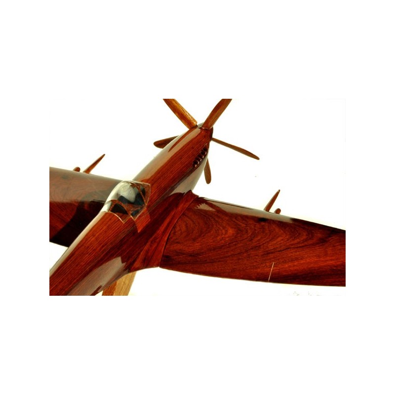 Spitfire - maquette avion en bois précieux - DIRECT ATELIER