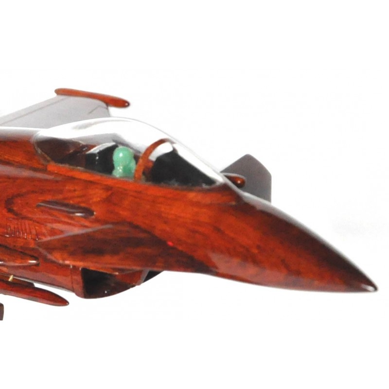 fighter - Typhoon - MAQUETTE AVION . Bois précieux verni - cadeaux pour ...