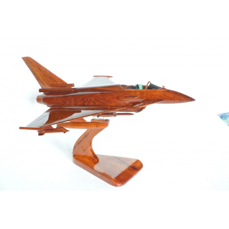 fighter - Typhoon - MAQUETTE AVION . Bois précieux verni - cadeaux pour ...