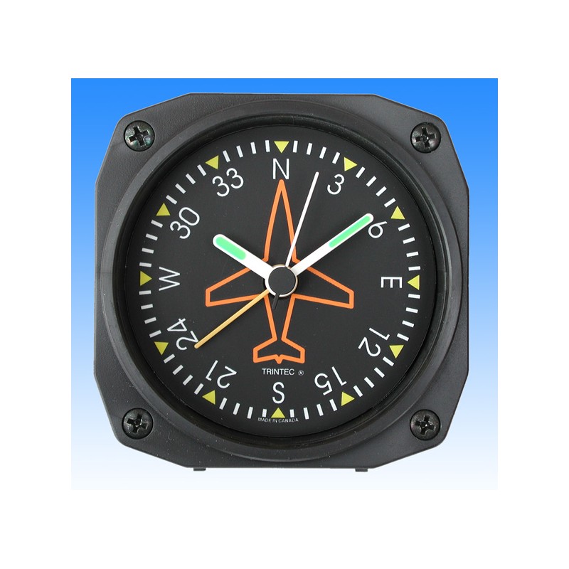 Gyroscope Directionnel style - réveil/Travel Alarm clock - 9x9cm