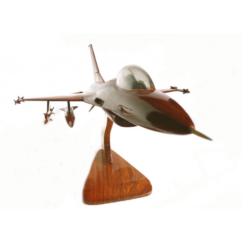 F-16 Falcon General Dynamic - MODEL AIRPLANE - precious wood varnished ...