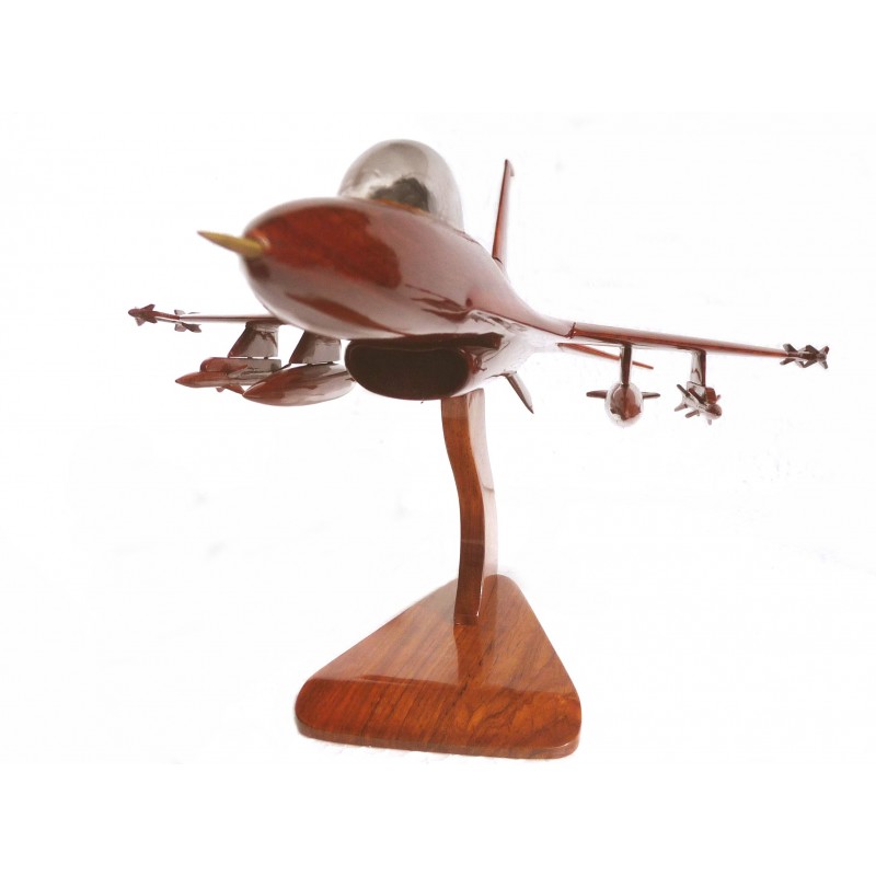F-16 Falcon General Dynamic - MODEL AIRPLANE - precious wood varnished ...