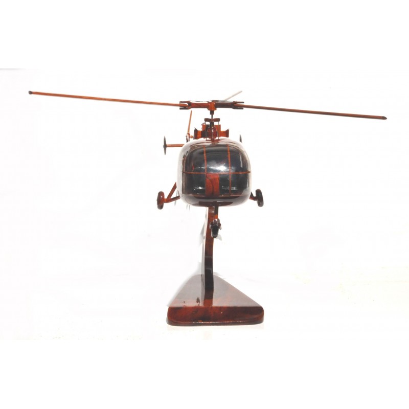 Alouette III - maquette avion en bois précieux - DIRECT ATELIER