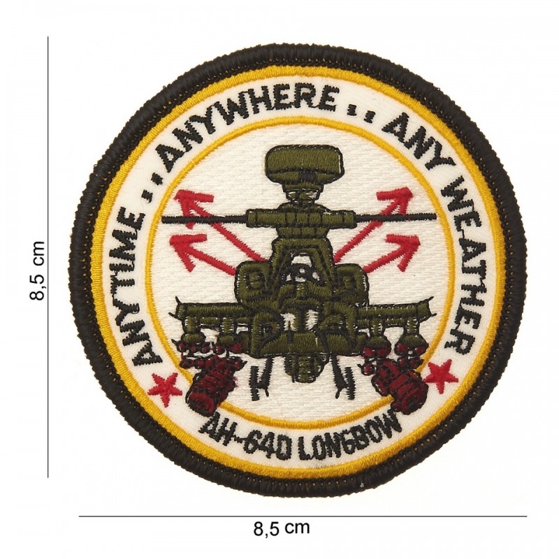 patch AH 64D Longbow - cadeaux et objets pour passionné d'aviation