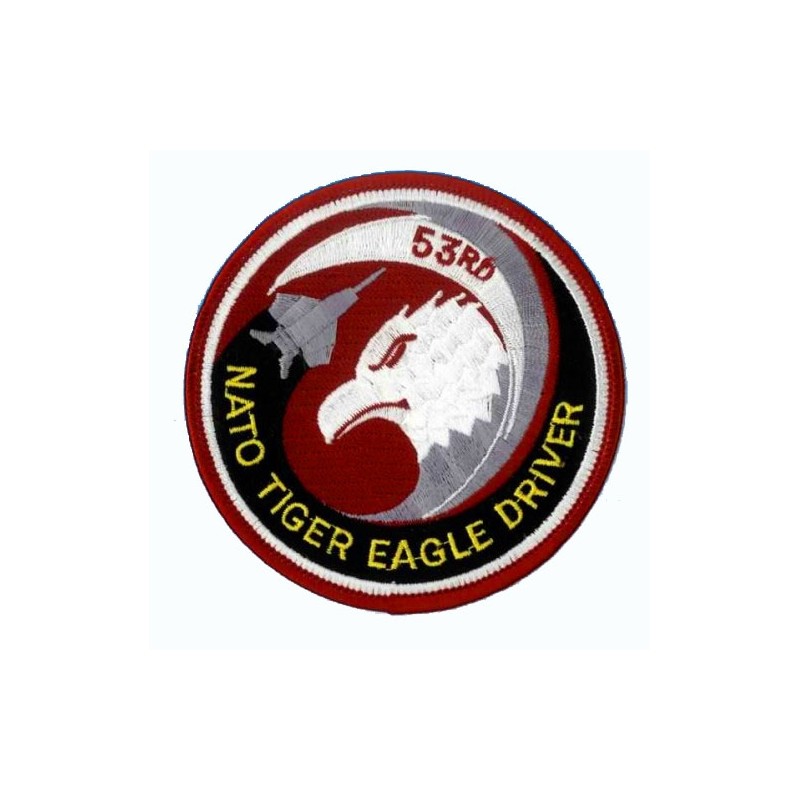 Embroidered patch - Nato Tiger Eagle driver - Patche 10cm