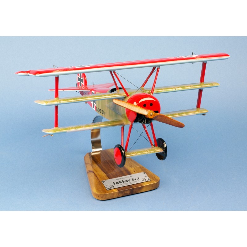 Fokker DR-1 - large size model, hand painted decoration - AERO-PASSION
