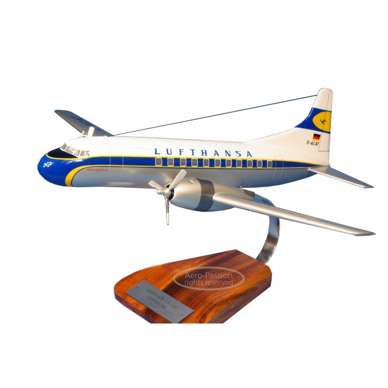 Convair CV-440 - large size model, hand painted decoration - AERO-PASSION