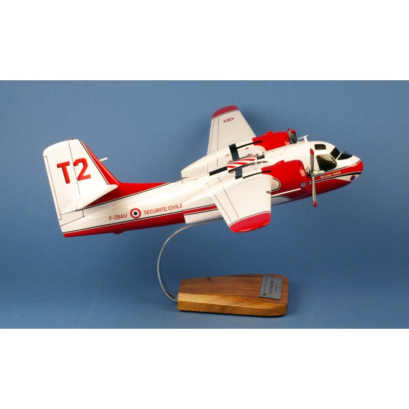 S-2F Tracker Firecat Sécurité Civile F-ZBAU T2 - maquette modèle réduit ...