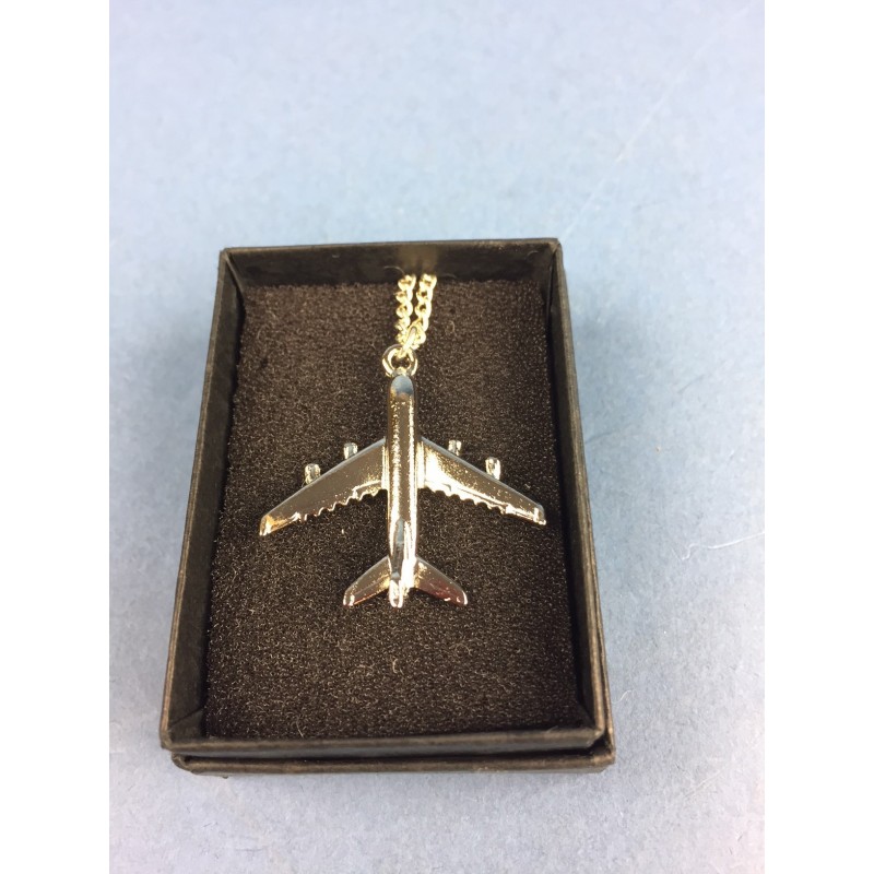 Collier et pendentif Doré 24ct Airbus A380