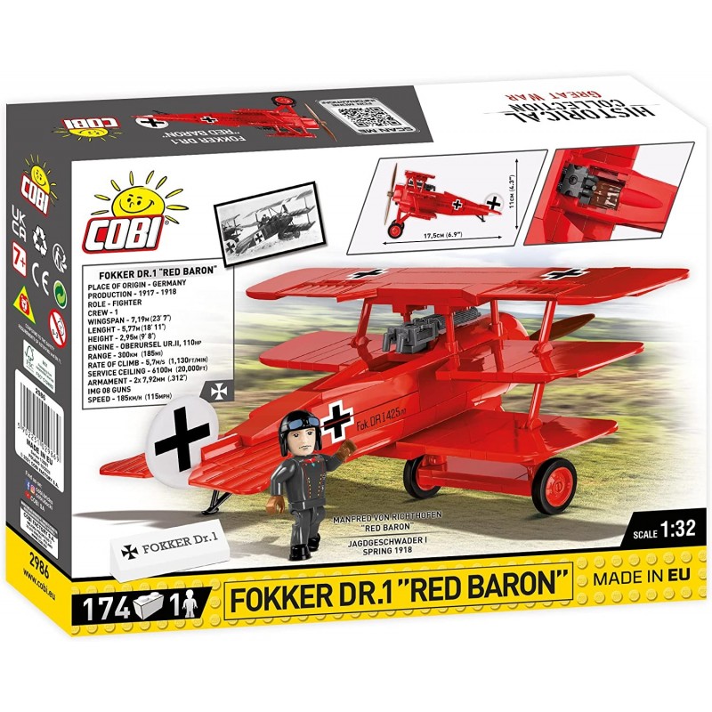 Fokker DR-1 Baron Rouge – Cobi 2986