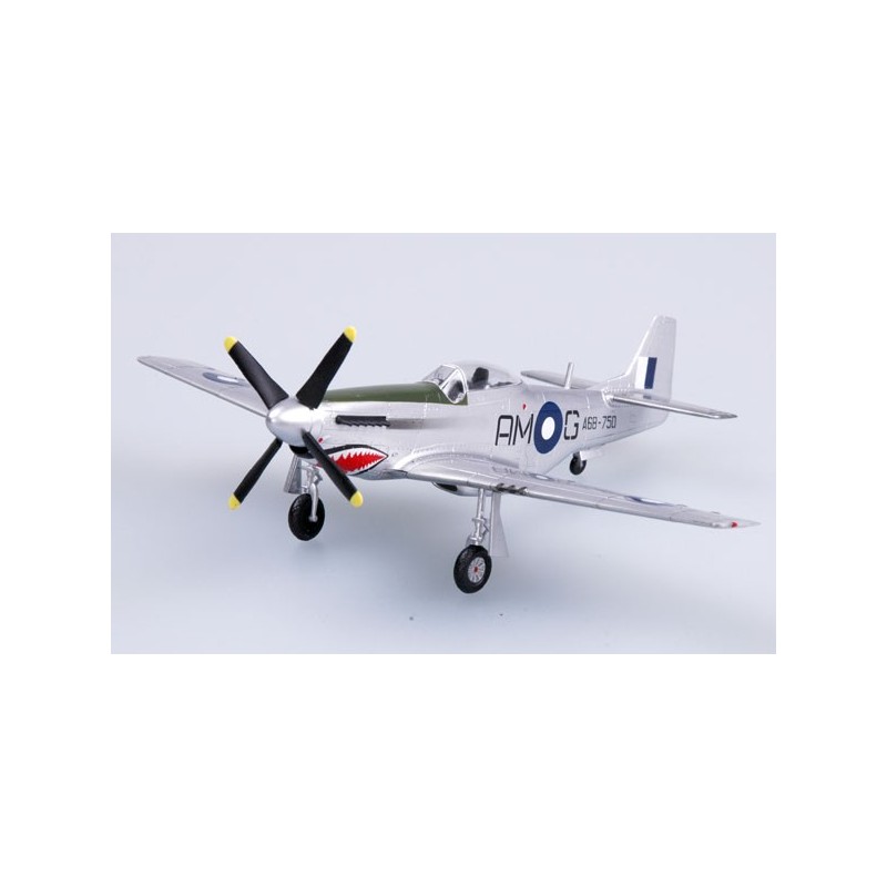 metal plane model - P-51D Mustang RAAF - Easy Models 1/72 - pack 2