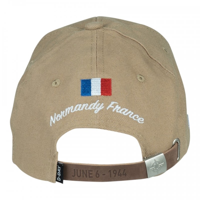 casquette D-Day 75th visière rayée