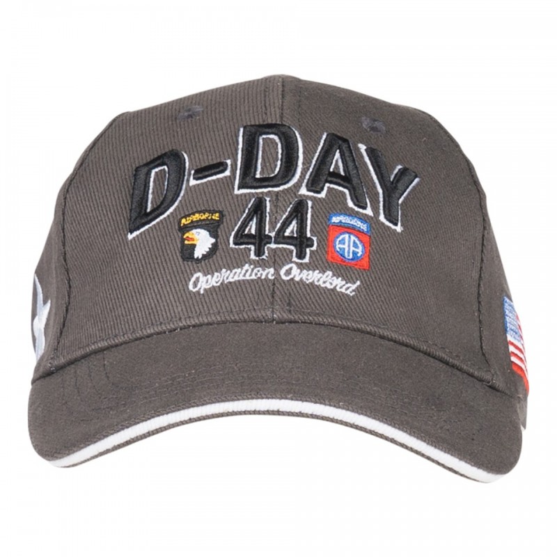 casquette D-Day 75th visière rayée