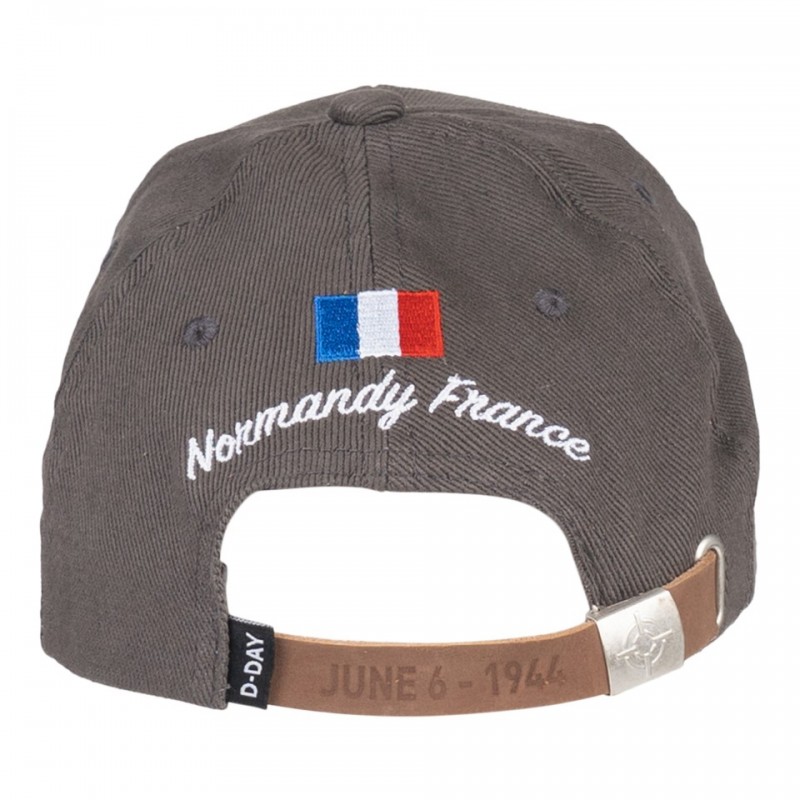 casquette D-Day 75th visière rayée