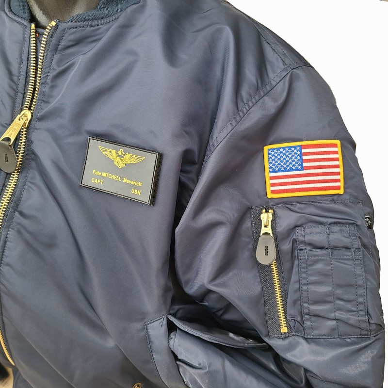 Pilot jacket Top-Gun - MAVERICK - blue