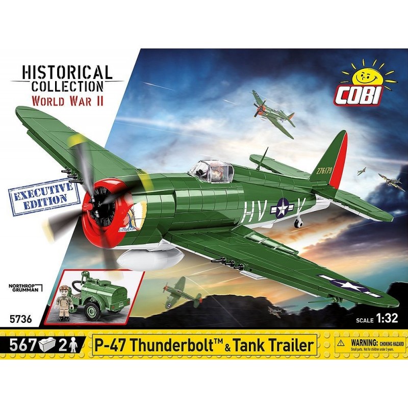 P-47 Thunderbolt et remorque-citerne – Cobi 5736