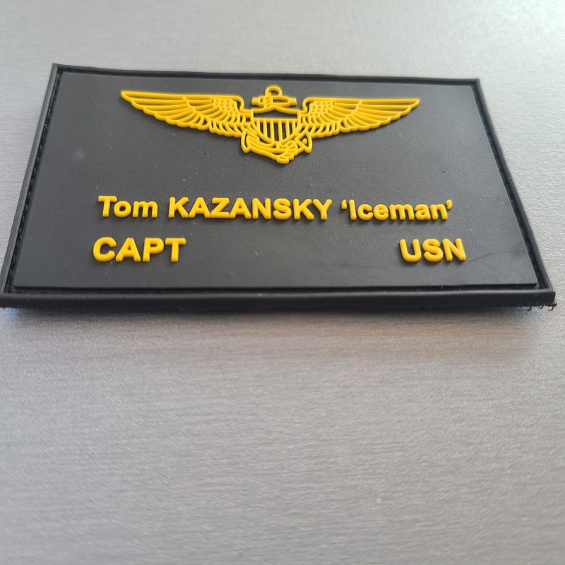 Iceman Tom KAZANSKY patronymique patch - PVC 8cm