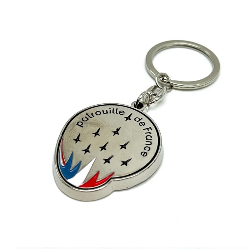 Porte-clés Patrouille De France Métal Logo Argenté
